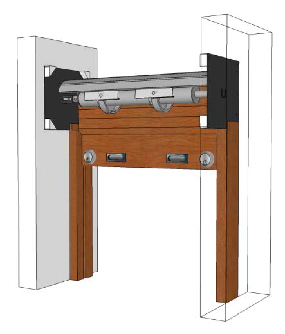 Series 803 Custom Roll-Up Doors - Woodfold
